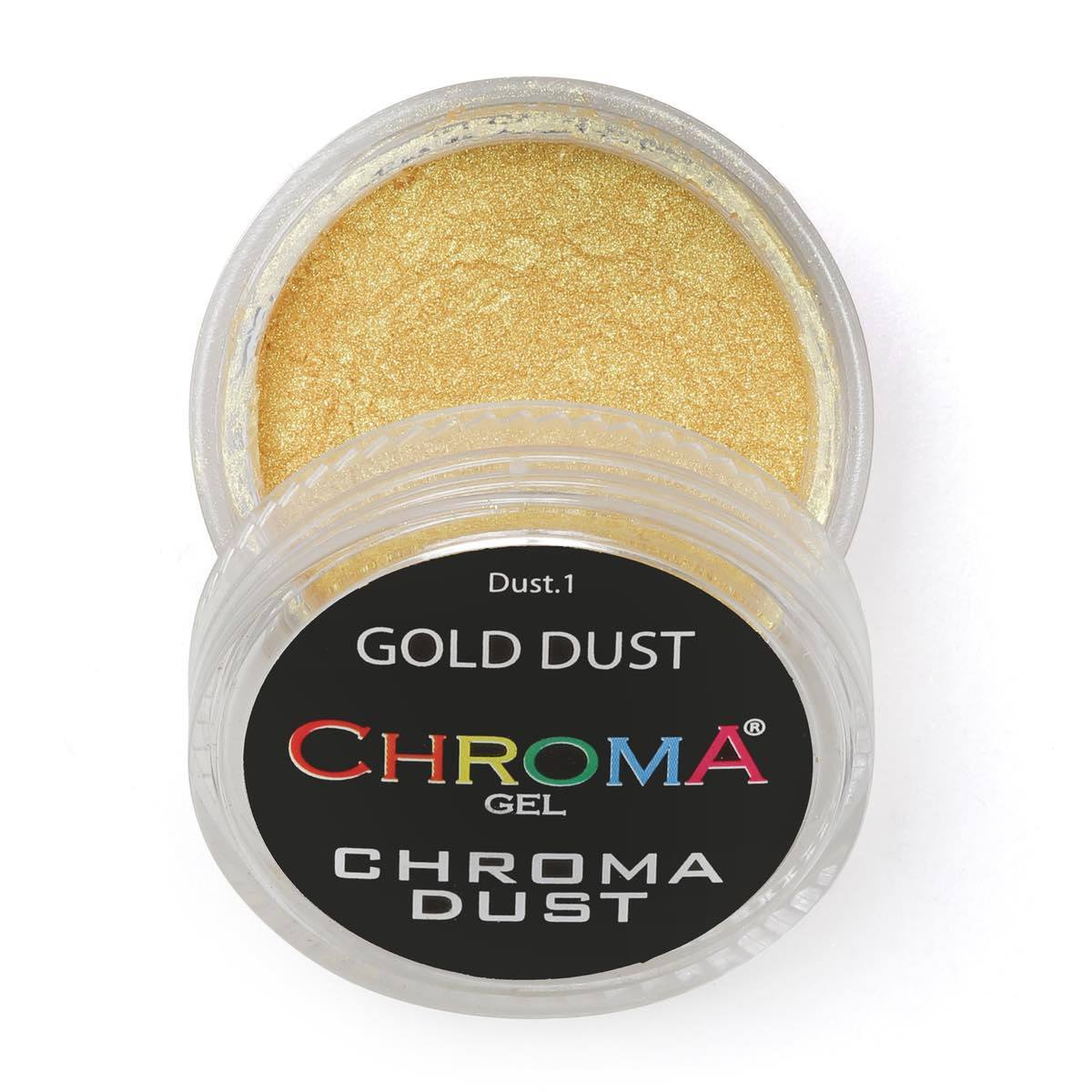 Chroma Dust No.1 Gold Dust Chrome Powder - Mirror Nails 2g - beautyhair ...